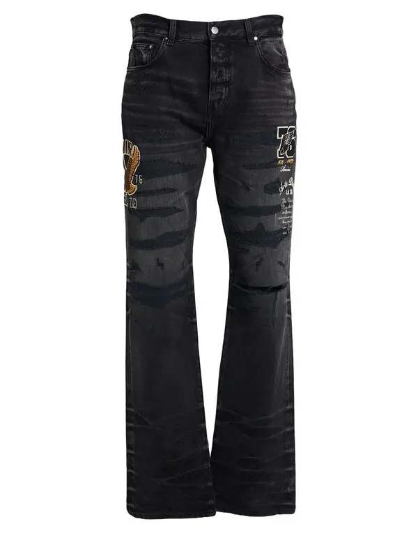 Amiri Cotton Straight-leg Jeans