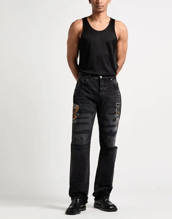 Amiri Cotton Straight-leg Jeans