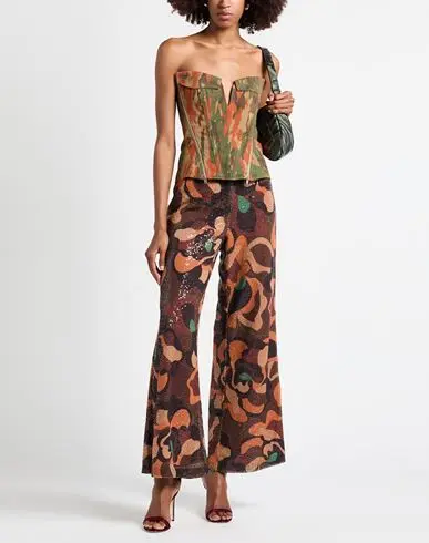 Malìparmi Crepe Wide-leg Pants