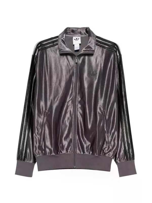Adidas Zip-fastening Jacket With Stripe Detail