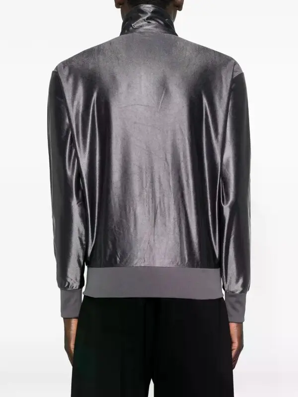 Adidas Zip-fastening Jacket With Stripe Detail