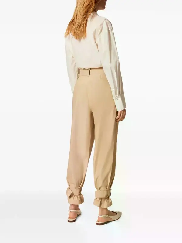 TWINSET Buckled Tailored Trousers