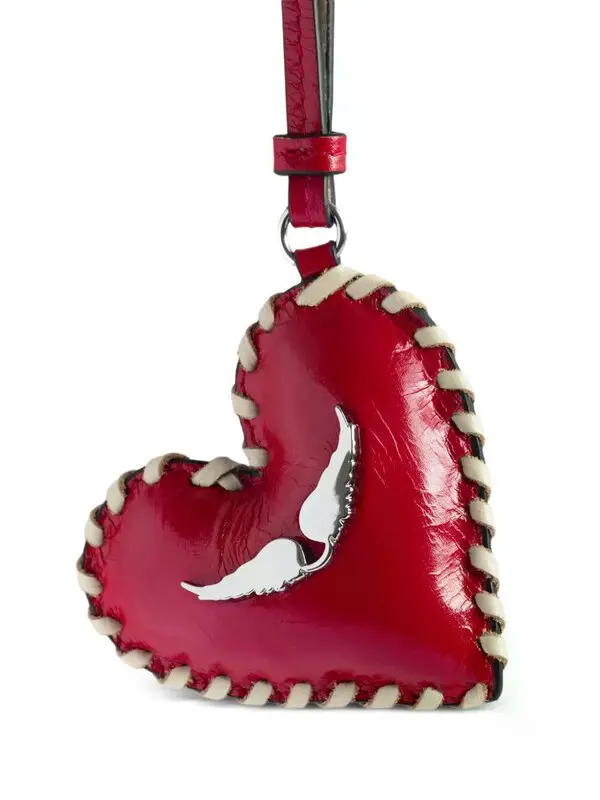 Zadig&Voltaire Heart Braided Keyring