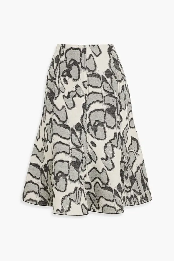 Stella McCartney Flared Jacquard Skirt