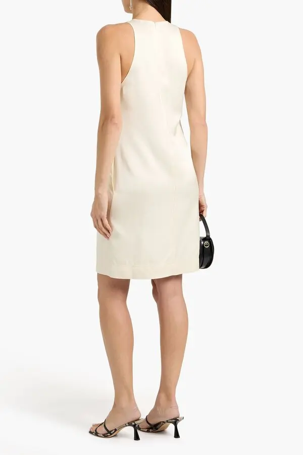 TOTEME Satin Mini Dress - Ecru
