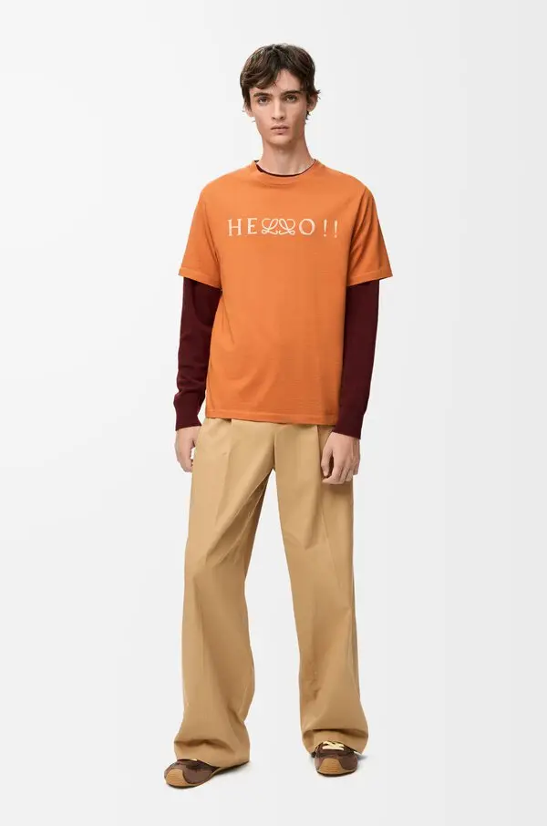 Loewe Regular Fit T-shirt In Cotton Blend