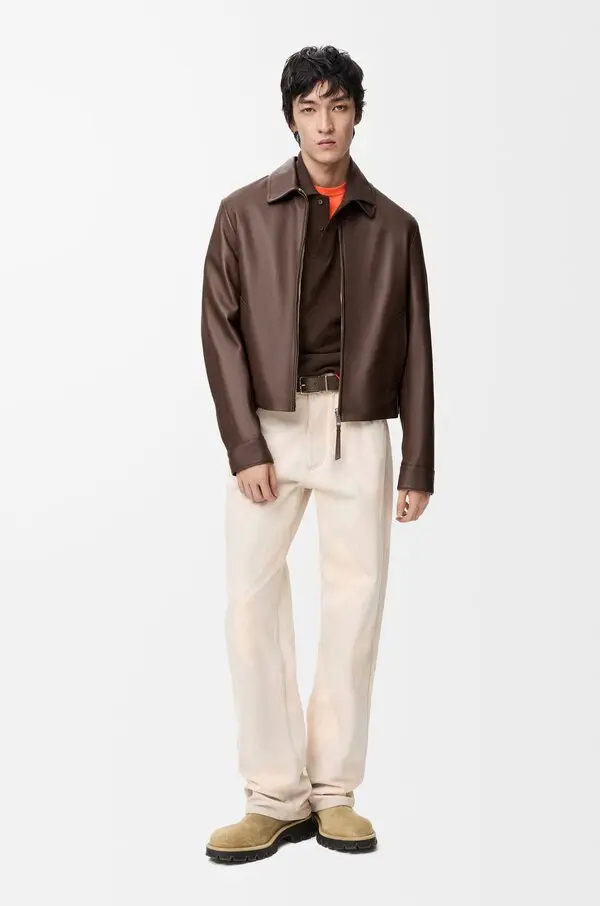 Loewe Nappa Lambskin Zip-up Jacket