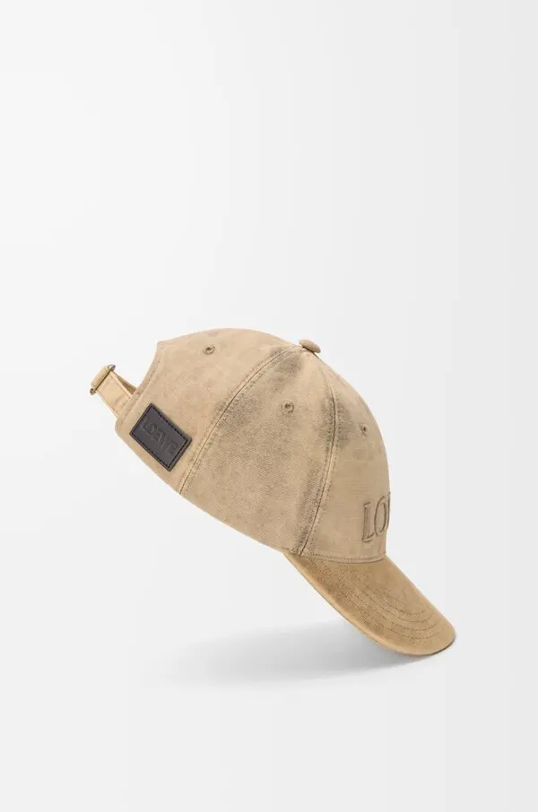 Loewe Denim Cap - White