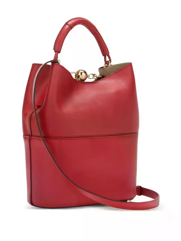 Furla Sfera-embellished Bucket Bag - Red