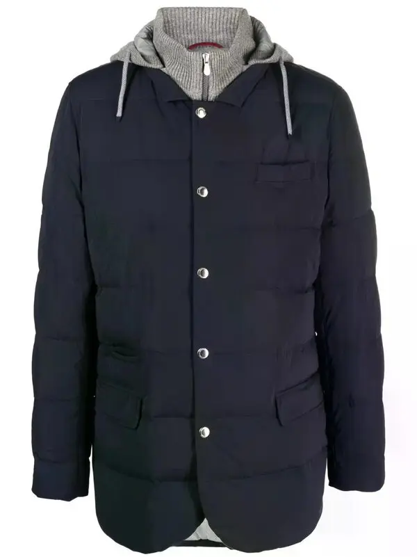 Brunello Cucinelli Feather-down Hooded Jacket