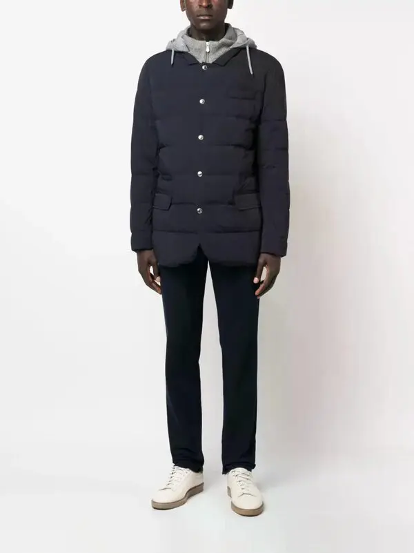 Brunello Cucinelli Feather-down Hooded Jacket