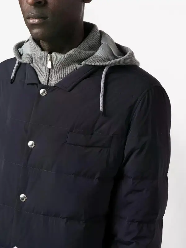 Brunello Cucinelli Feather-down Hooded Jacket