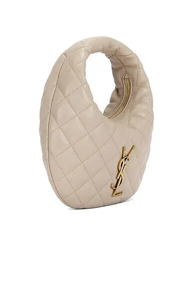 Saint Laurent Baby Icare Hobo Bag - Dark Beige