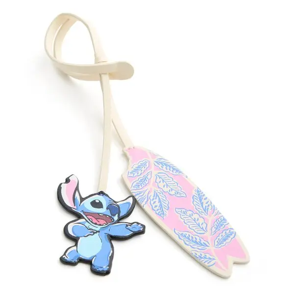 VERA BRADLEY Disney Stitch Bag Charm Keychain - Blue