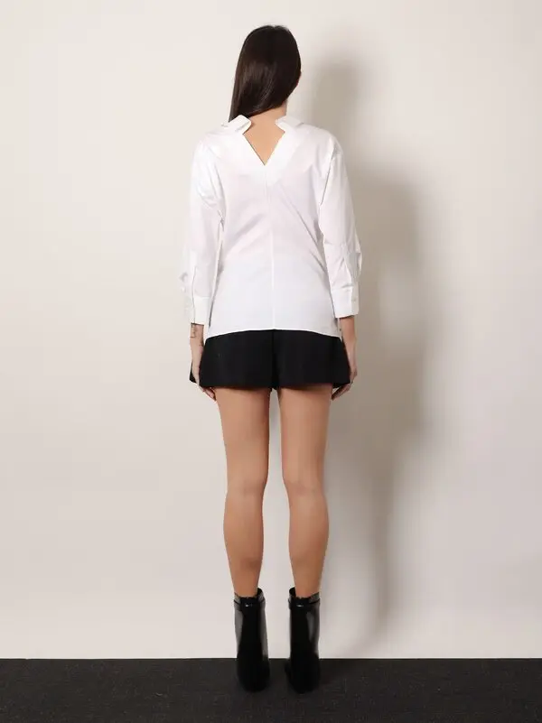 Givenchy Open Back Cotton Shirt