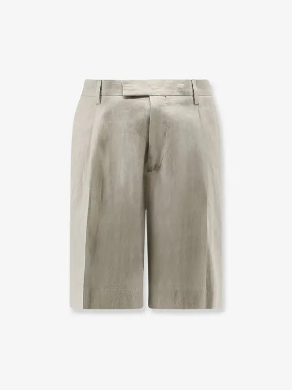 LARDINI Aramis Linen Shorts