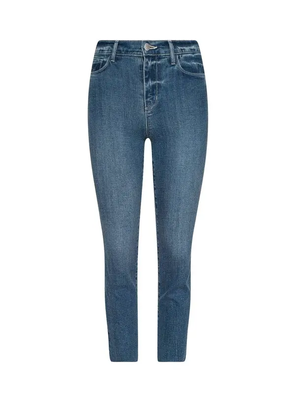 L'Agence Sada Cropped Slim-leg Jeans
