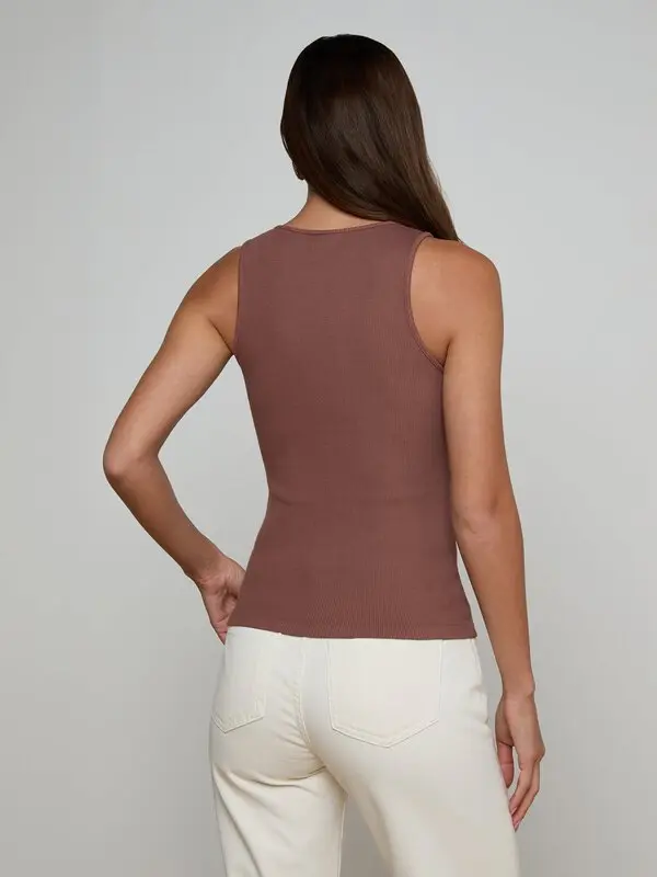 L'Agence Adira Scoopneck Tank Top