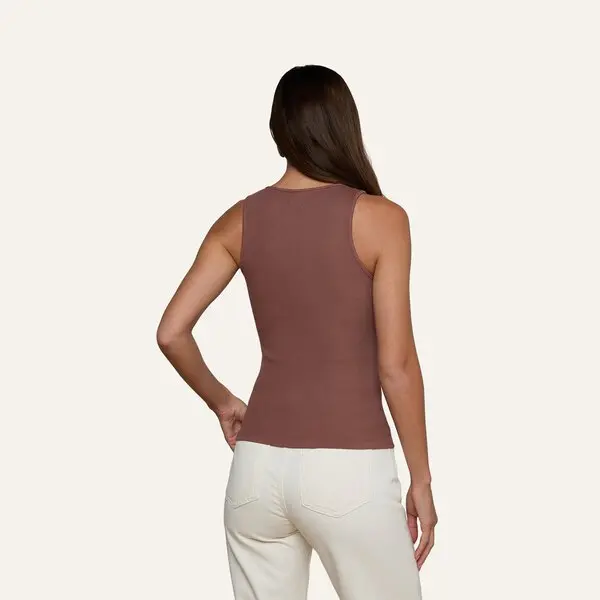 L'Agence Adira Scoopneck Tank Top - Light Mink