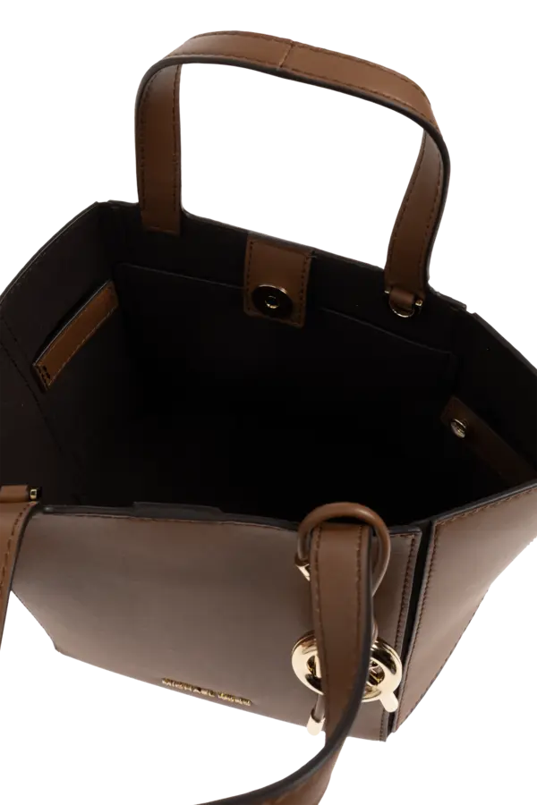 Michael Kors Handbag With Logo - Brown