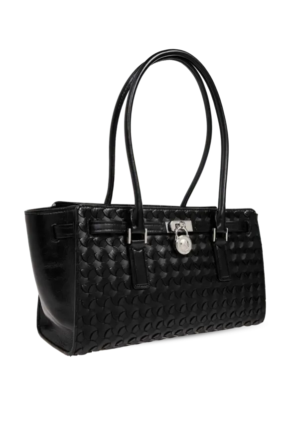 Michael Kors Hamilton Moderne Shoulder Bag - Black