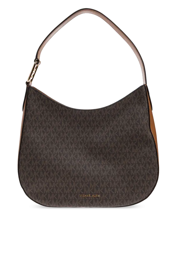Michael Kors Monogram Hobo Shoulder Bag