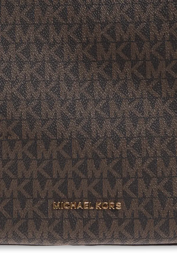 Michael Kors Monogram Hobo Shoulder Bag