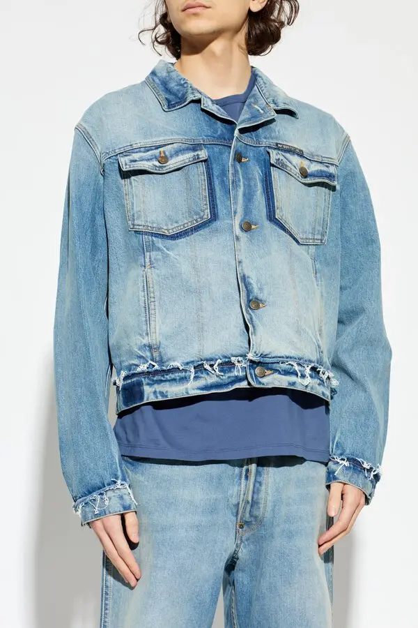 MAISON MARGIELA Denim Trucker Jacket - Blue