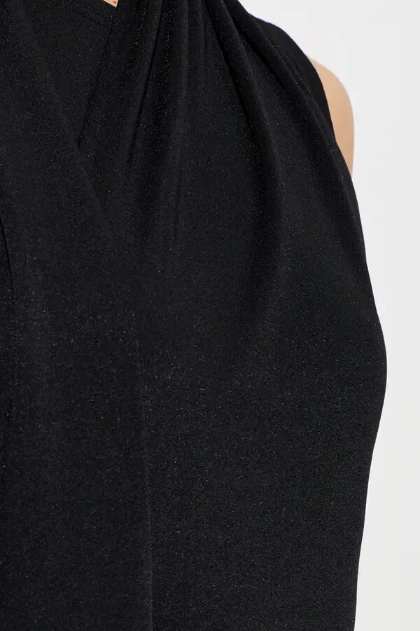 AMI Paris Ankle-length Dress With Pleat