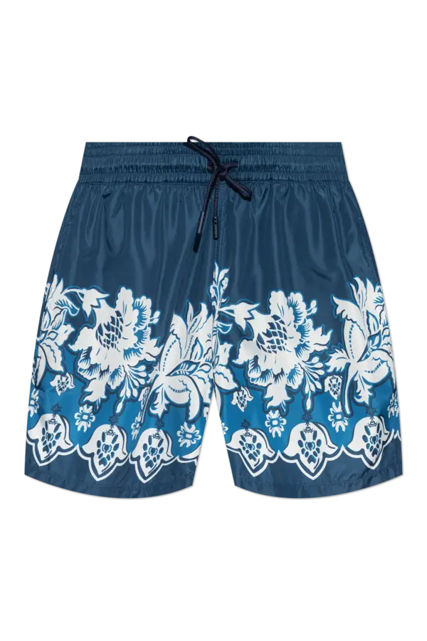 Etro Classic Swim Shorts - Navy Blue
