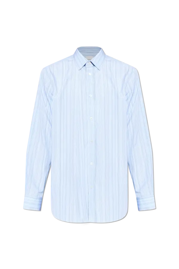 Paul Smith Shirt With Stripe Pattern - Blue