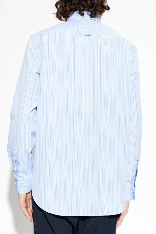Paul Smith Shirt With Stripe Pattern - Blue