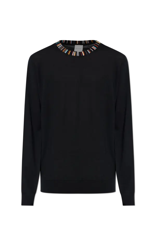 Paul Smith Wool Crew Neck Sweater - Black