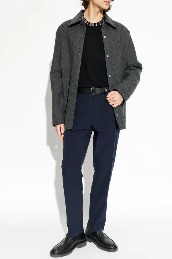 Paul Smith Wool Crew Neck Sweater - Black