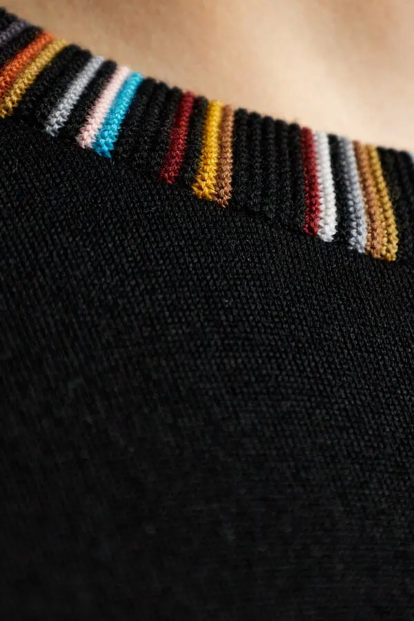 Paul Smith Wool Crew Neck Sweater - Black