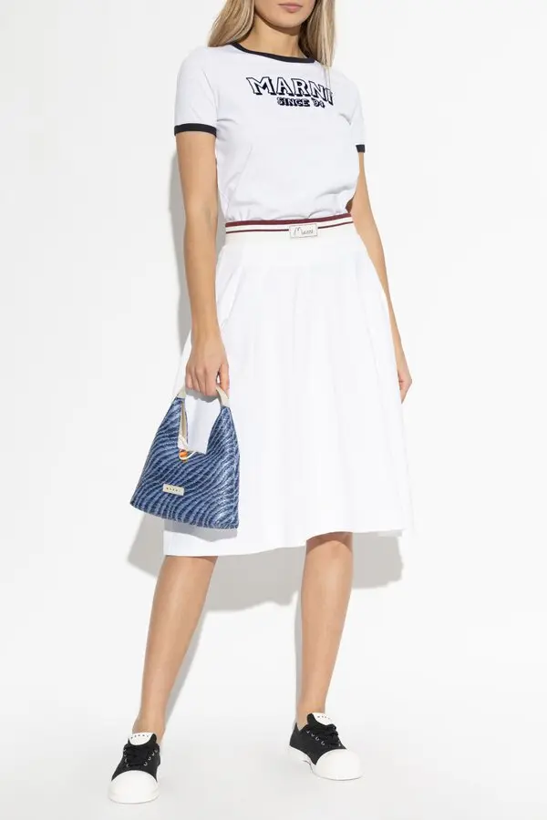 Marni Cotton Midi Skirt