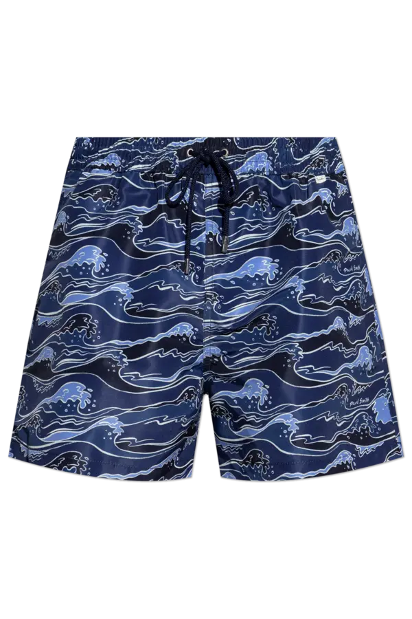 Paul Smith Printed Board Shorts - Navy Blue