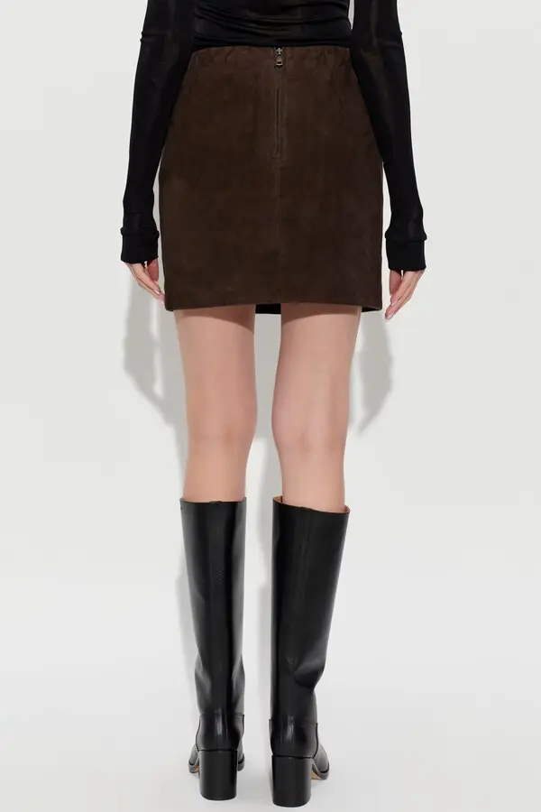 ROTATE BY BIRGER CHRISTENSEN Mini Leather Skirt