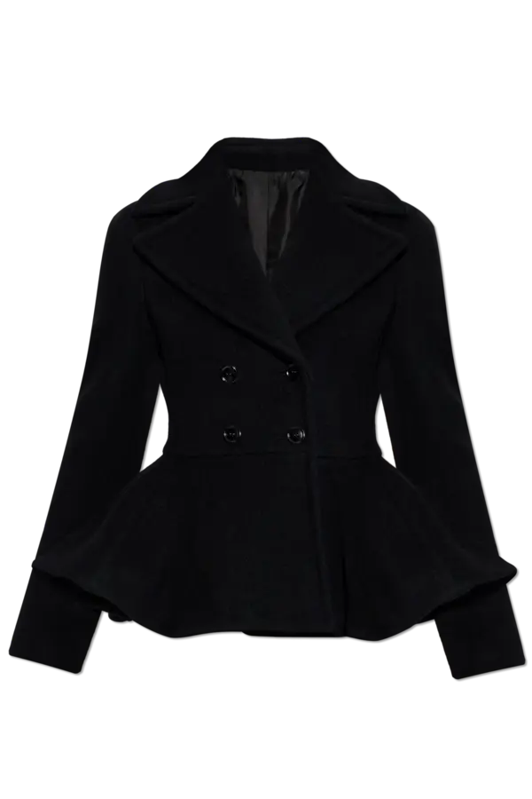 Alaïa Short Coat With Peplum