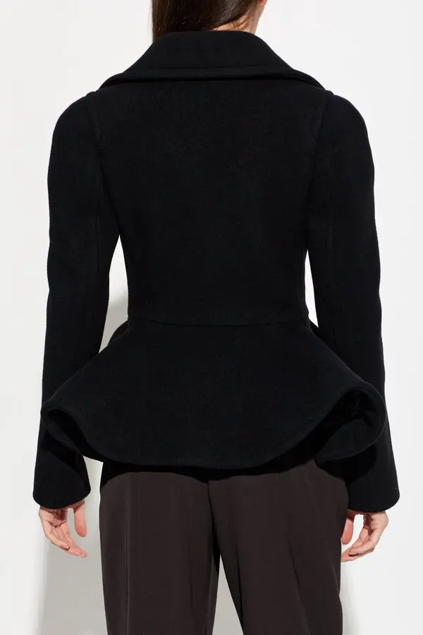 Alaïa Short Coat With Peplum