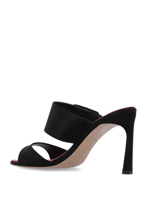 ROGER VIVIER Trompette Heeled Mules - Black