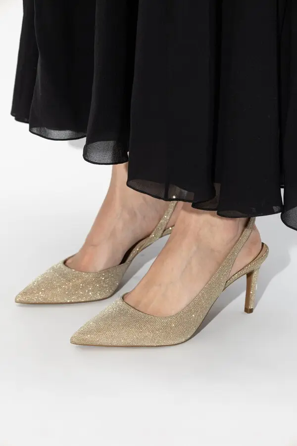 Michael Kors Alina Heeled Shoes - Gold
