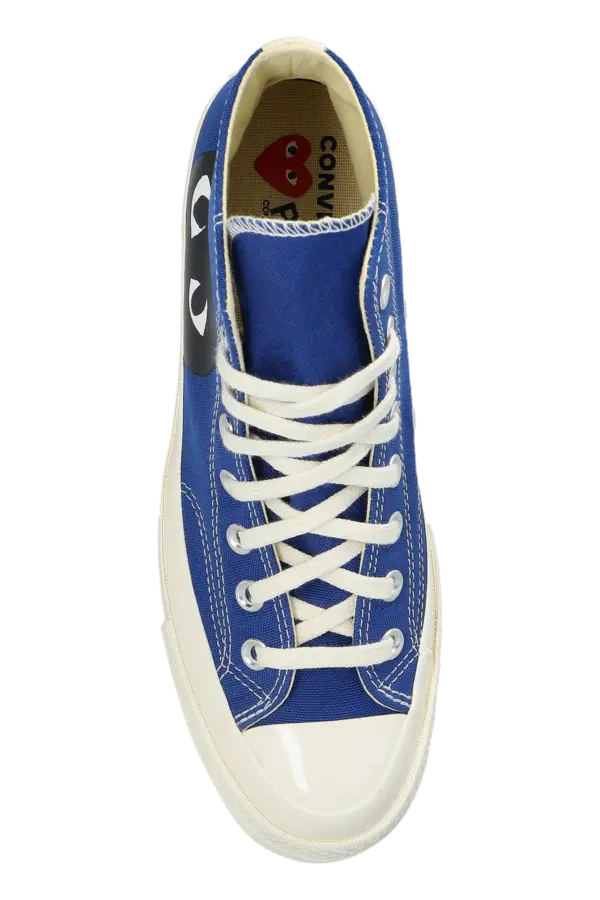 Play Comme Des Garcon X Converse High-top Sneakers - Blue