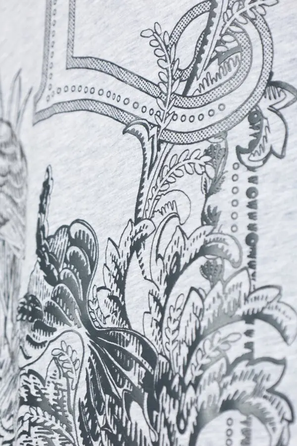 Etro T-shirt With Print - Grey