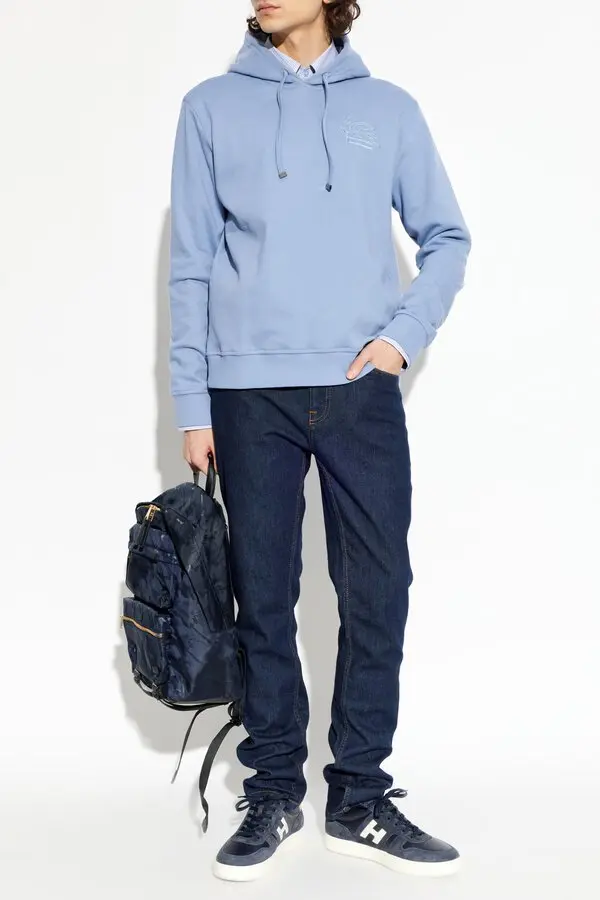 Etro Hooded Sweatshirt - Blue