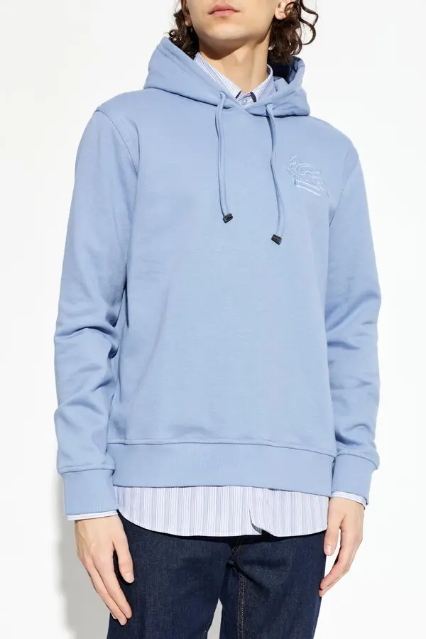 Etro Hooded Sweatshirt - Blue