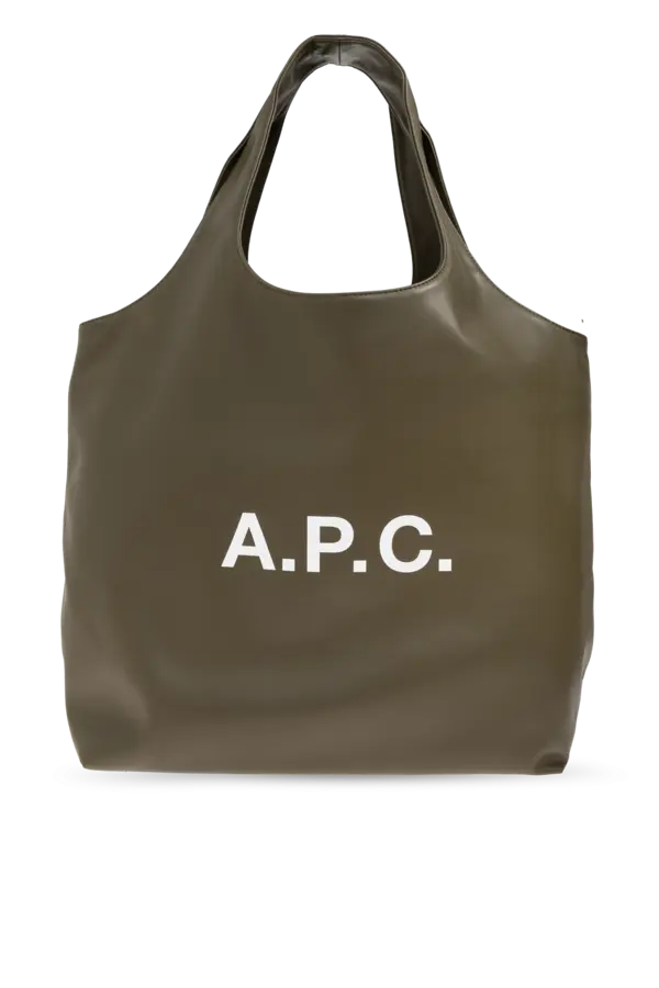 A.p.c. Ninon Shopper Bag - Green