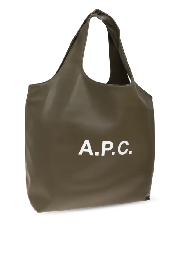 A.p.c. Ninon Shopper Bag - Green