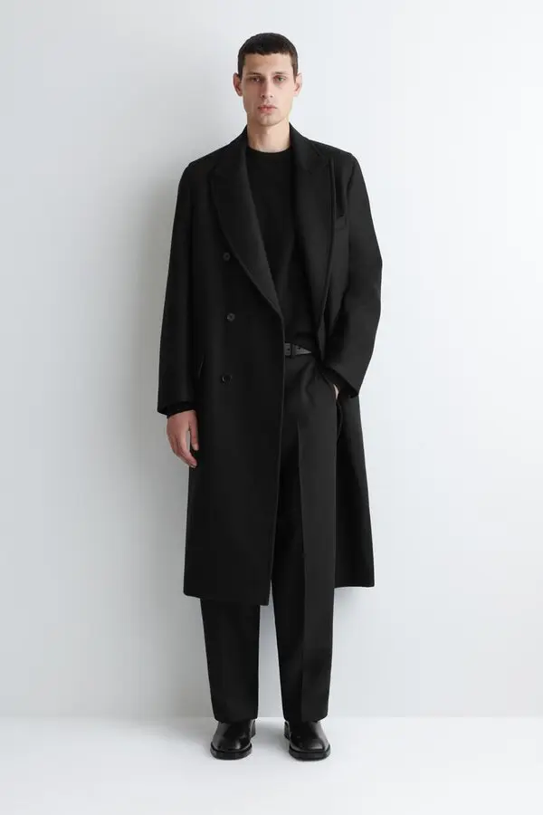 Cos Double-breasted Long Coat