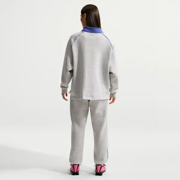 Nike Sportswear Phoenix Fleece Oversized High-waisted Graphic Pants - Grey
